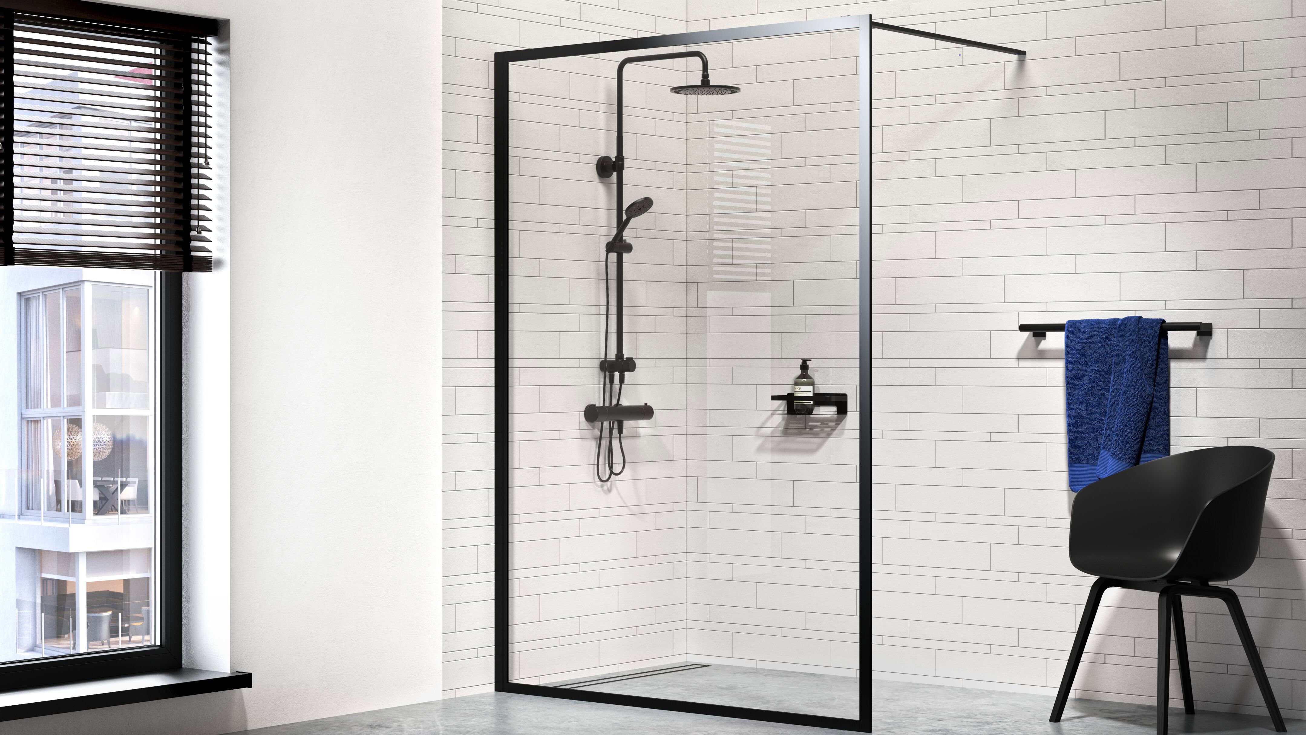 Minimalistis walk-in showers | Sealskin Pure